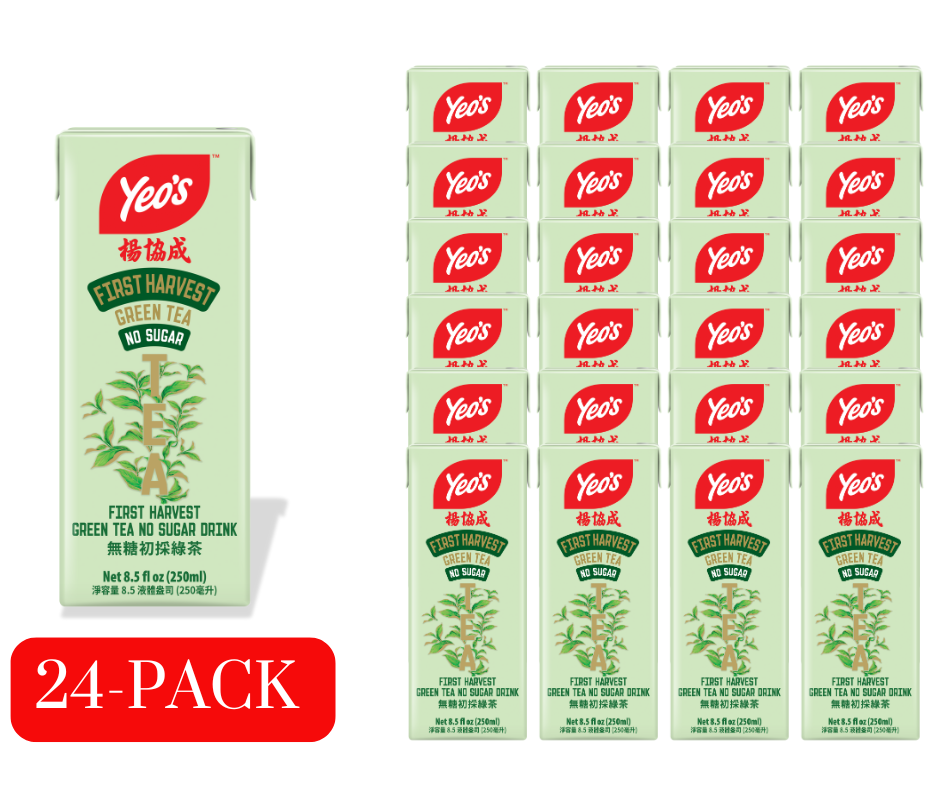 Yeo’s First Harvest Green Tea – No Sugar, Pure and Powerful 250ml – Yeo ...