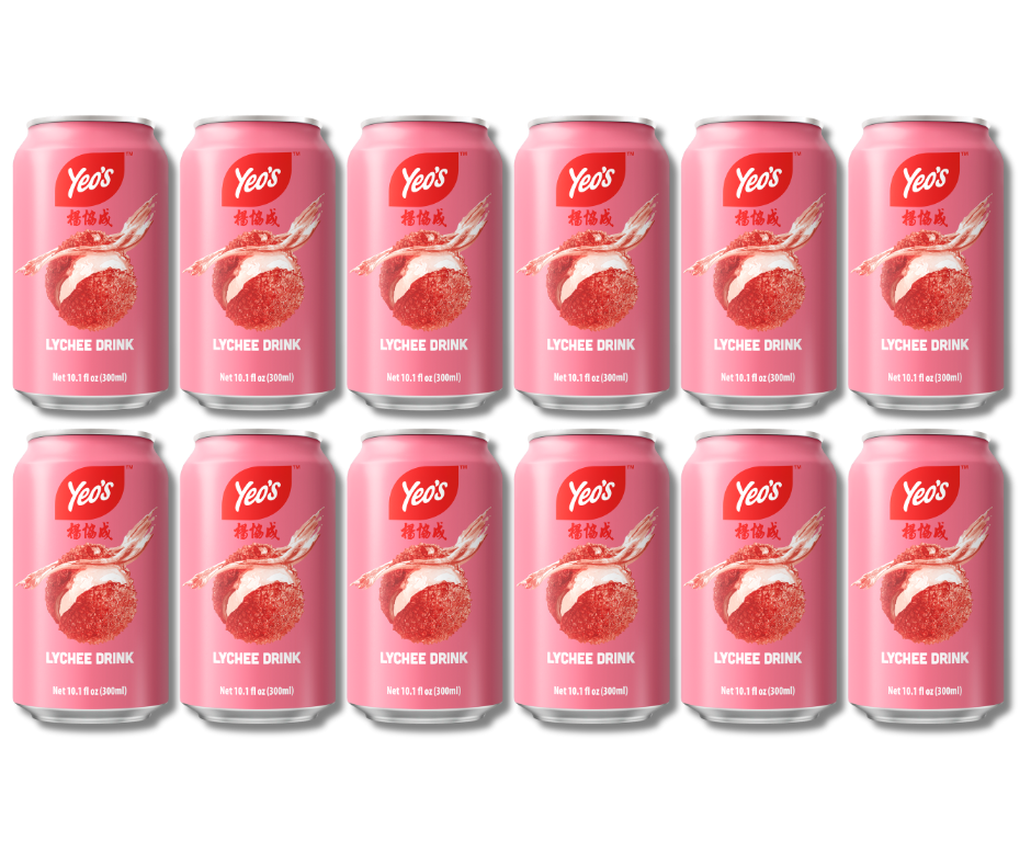 Yeo’s Lychee Drink 10.1 fl oz (300ml) – Sweet, Floral, and Delightfull ...